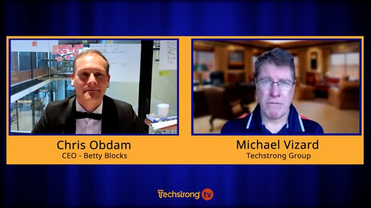 Citizen Developers - Chris Obdam, Betty Blocks - Techstrong TV