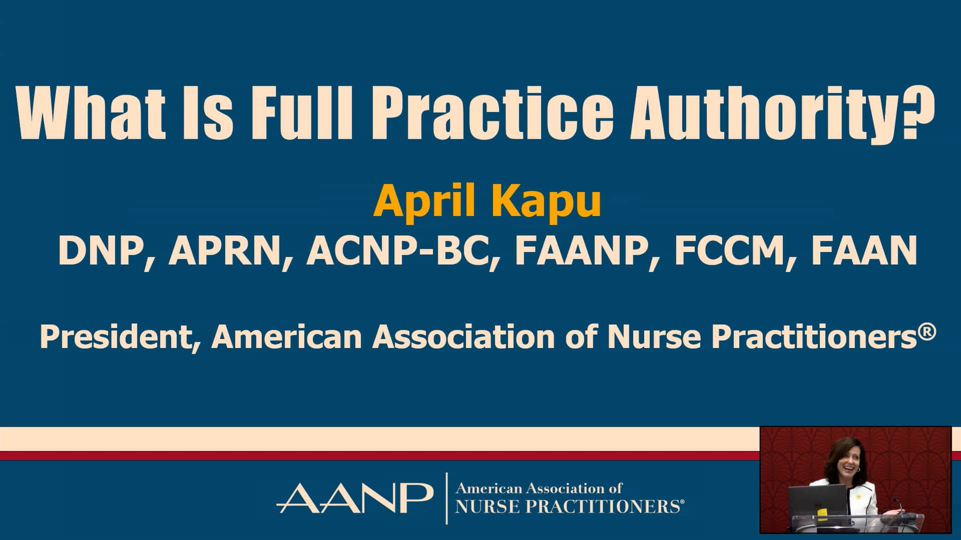 211021 Viana McCown Lectureship - Guest Lecturer: April Kapu on Vimeo