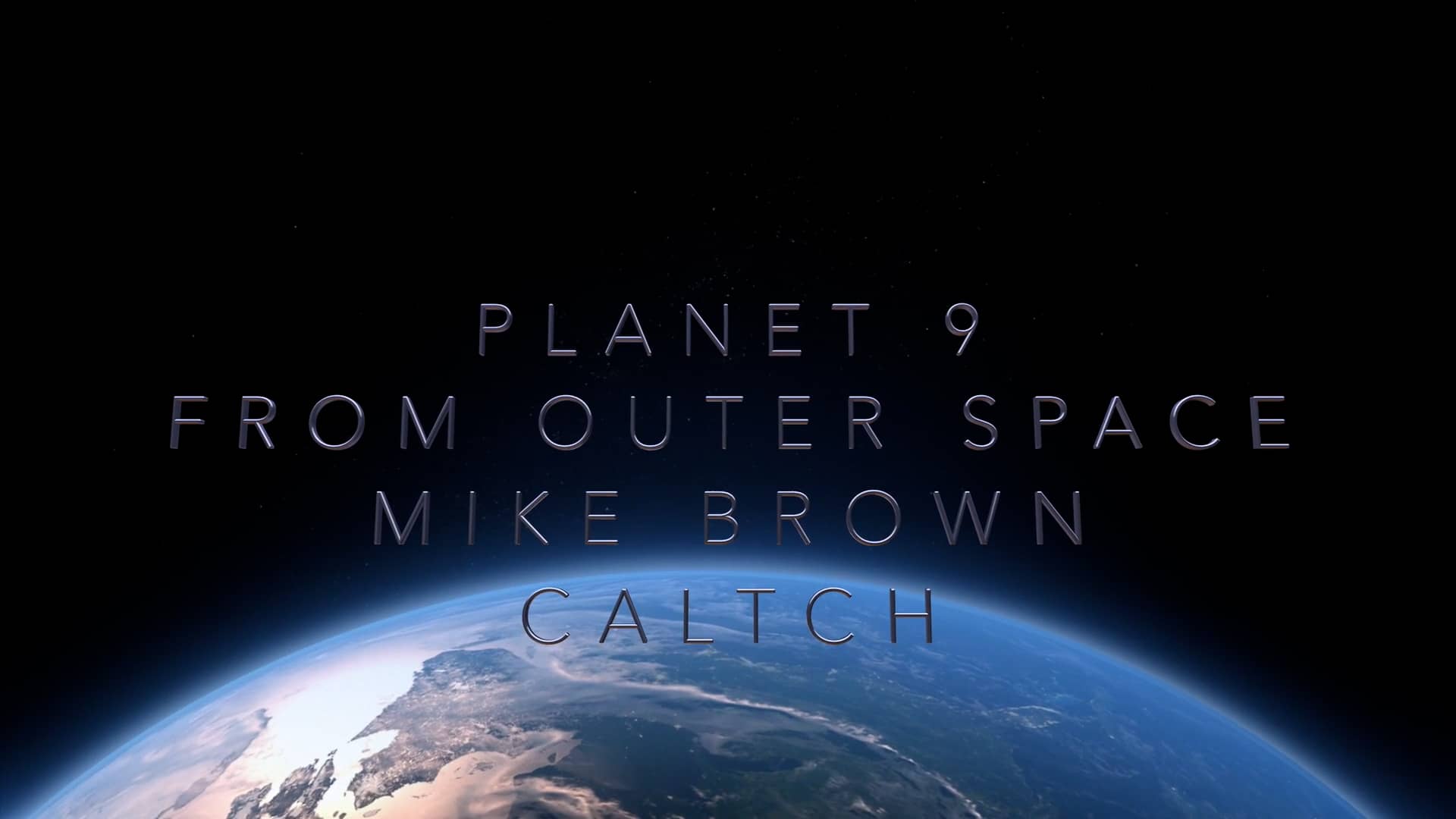 Astronomy Talk: Planet 9 From Outer Space on Vimeo