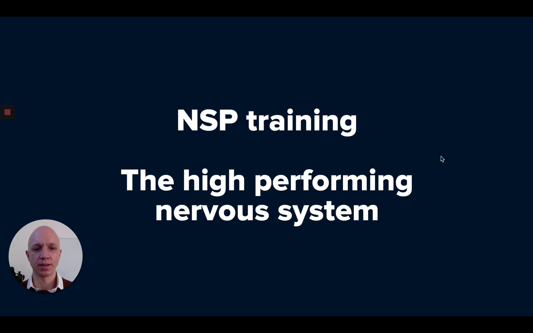 Introduction to NSP training - The high performing nervous system on Vimeo