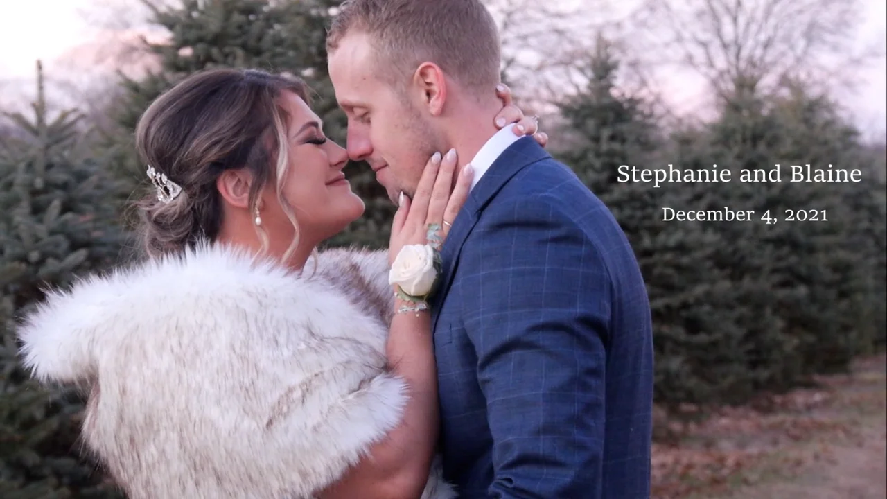 Stephanie + Blaine | December 4, 2021 Wedding Sneak Peek | filmed by ...