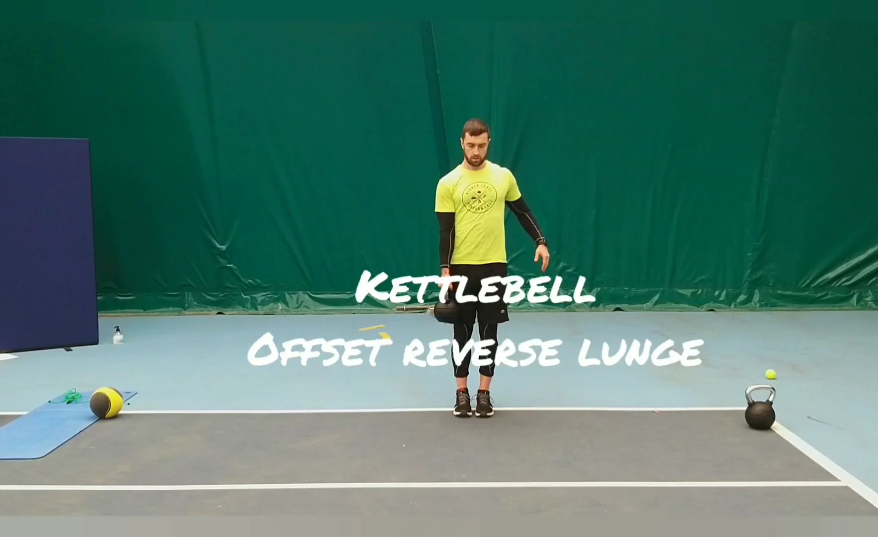 KB Offset Reverse Lunge on Vimeo