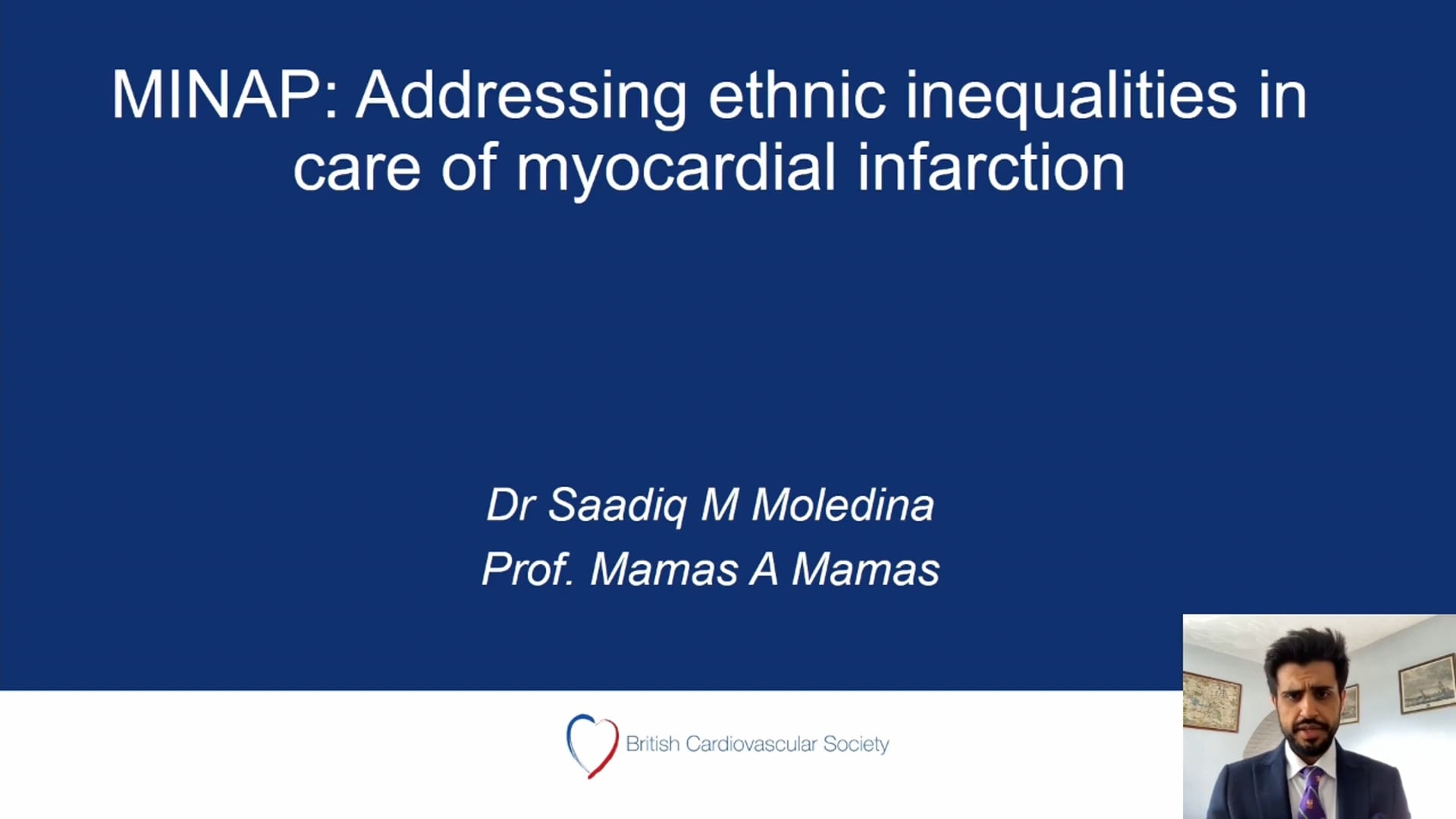 BCS 2021 - 04 - MINAP: Addressing ethnic inequalities in care of ...