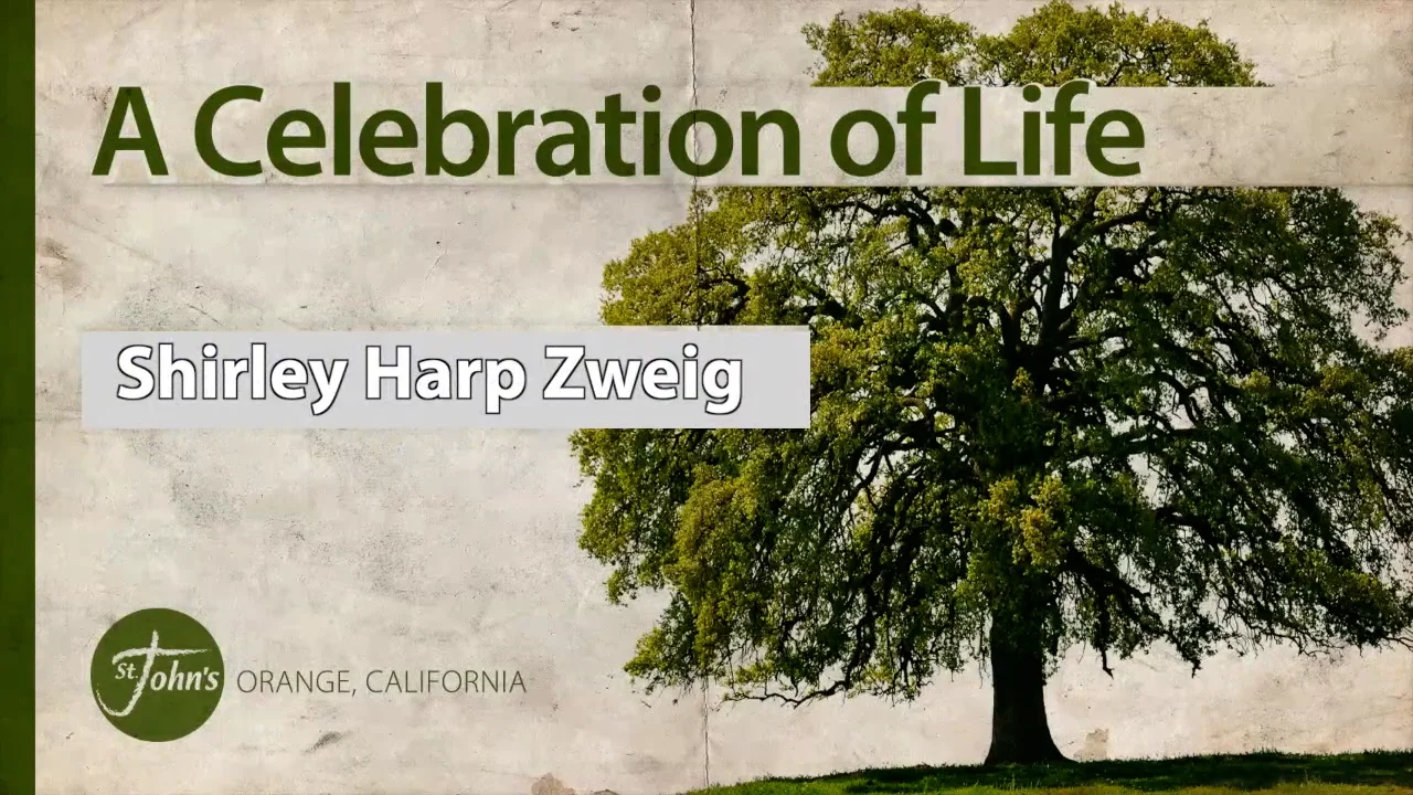 Shirley Harp Zweig funeral on Vimeo