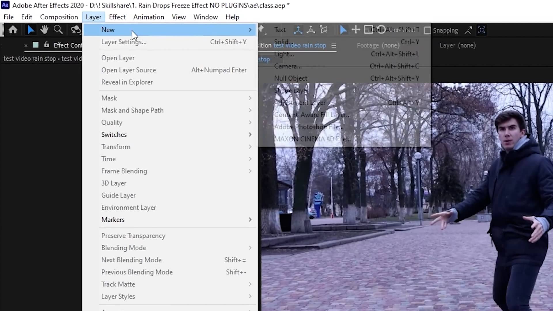 6 Simple Rain Effect on Vimeo