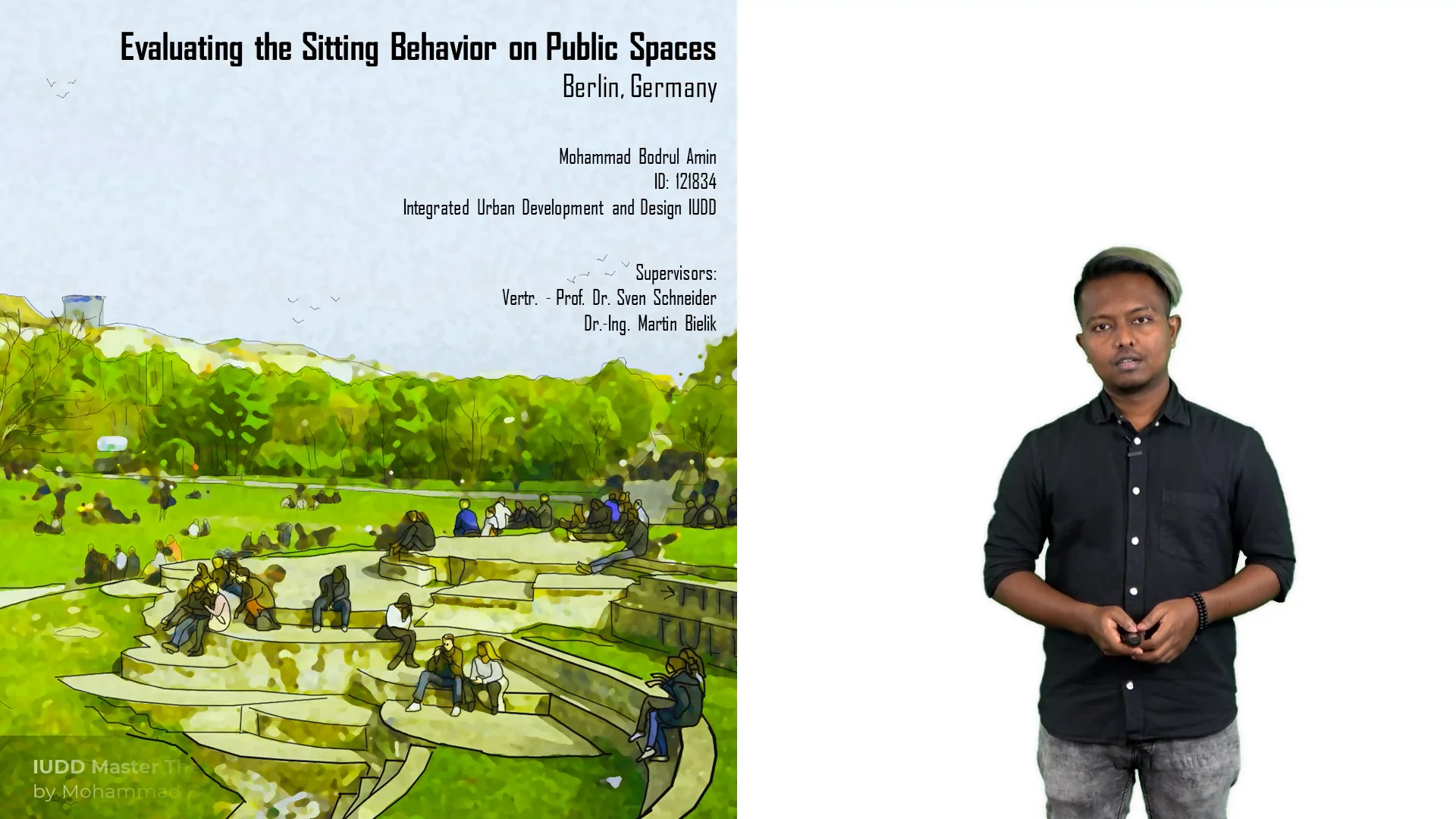 Evaluating the Sitting Behavior on Public Spaces - Mohammed Bodrul Amin ...