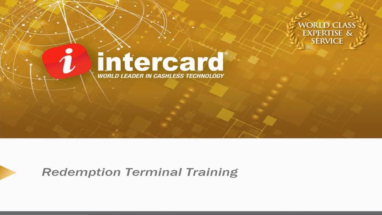 Intercard Redemption Terminal on Vimeo