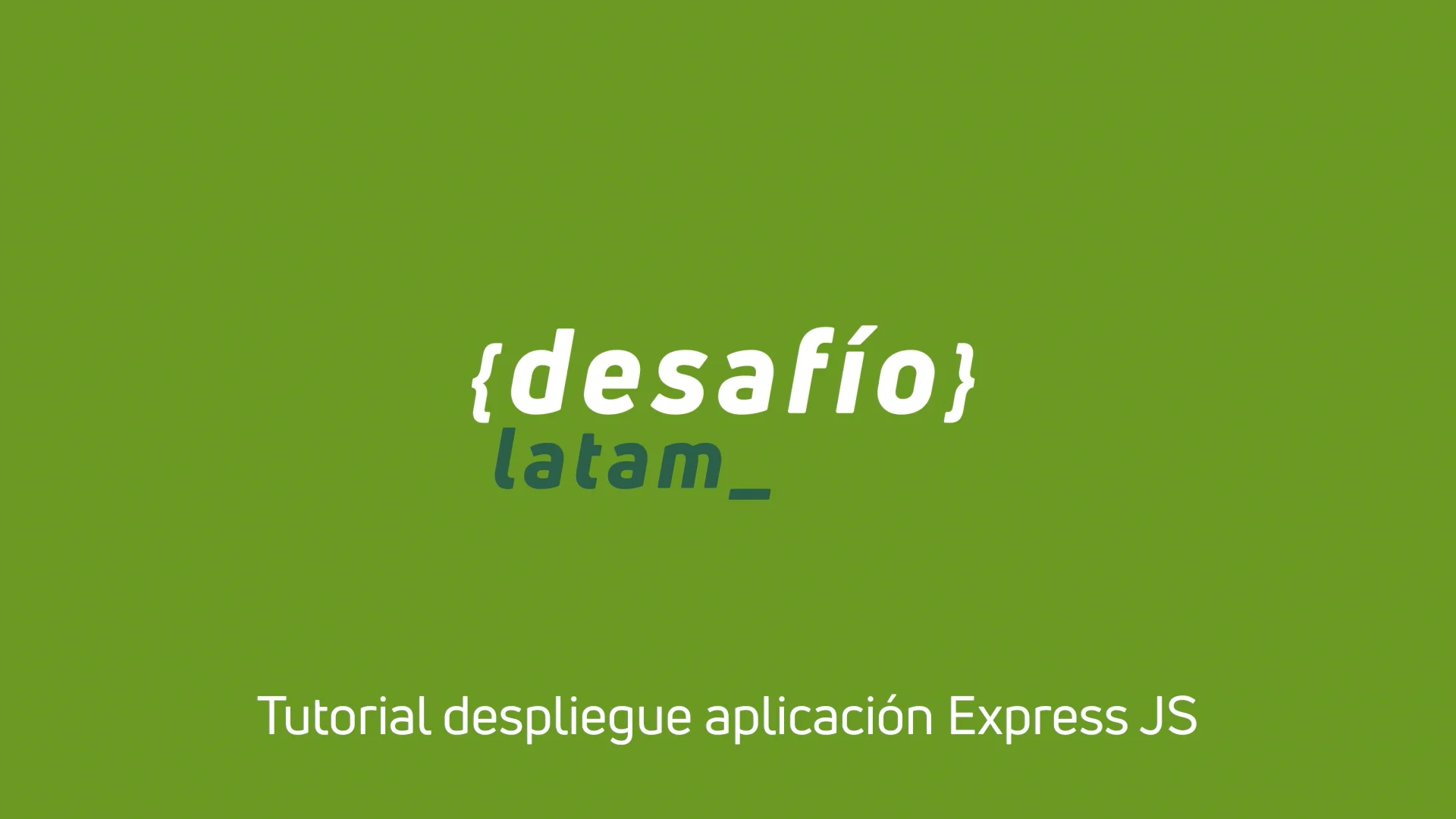 Tutorial despliegue aplicación Express JS on Vimeo