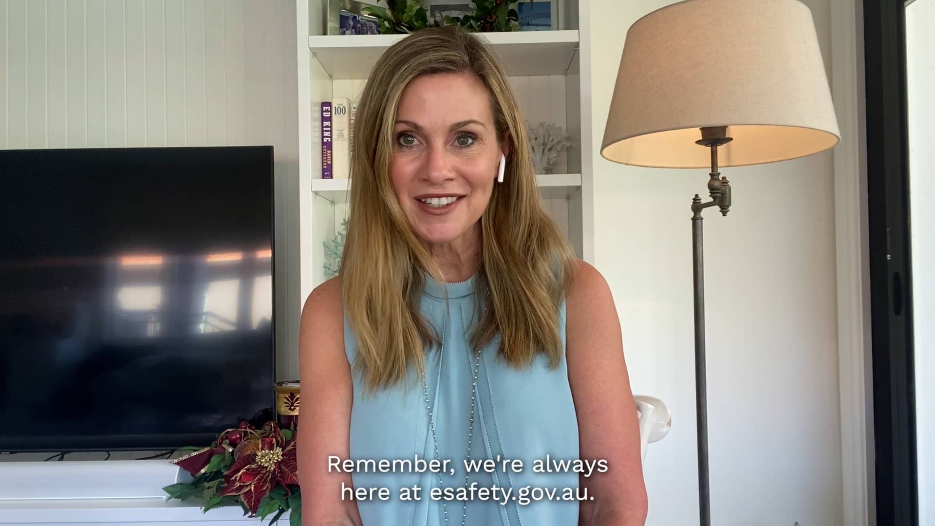 eSafety Commissioner Julie Inman Grant - End of year message 2021 on Vimeo