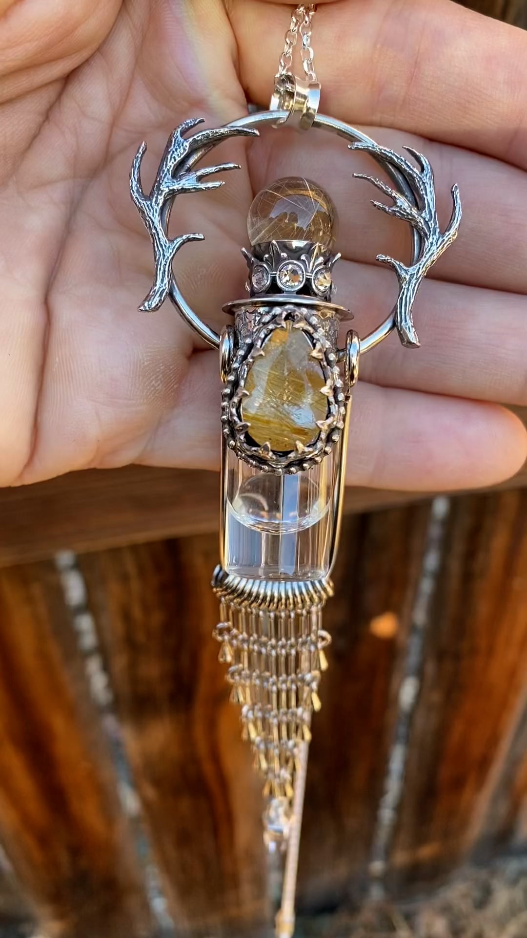 The Forest Queen • Gold Rutilated Quartz Vintage Lace Queen Crystal ...