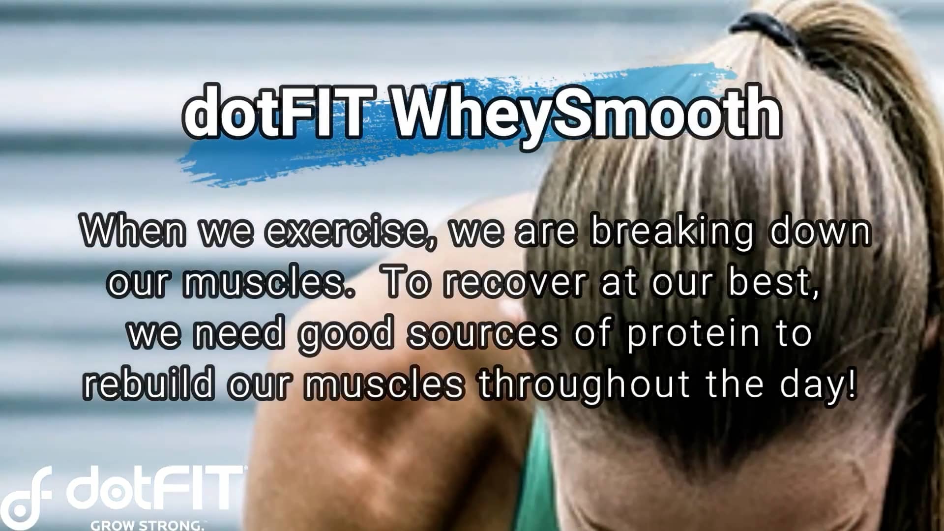 Benefits Whey Protein dotFIT on Vimeo