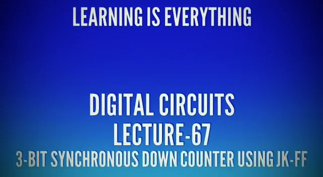 the synchronous mod-n counter using clocked JK on Vimeo