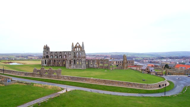 Whitby Abbey, Landscape, Drone. Free Stock Video - Pixabay