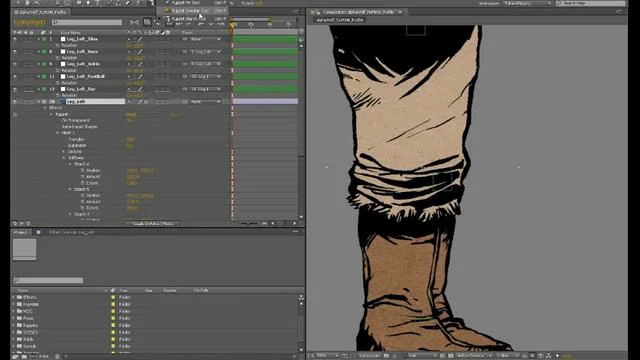Rigging Multi-Layered Characters in After Effects - Rigging Multi-Layered Characters PART III on ...