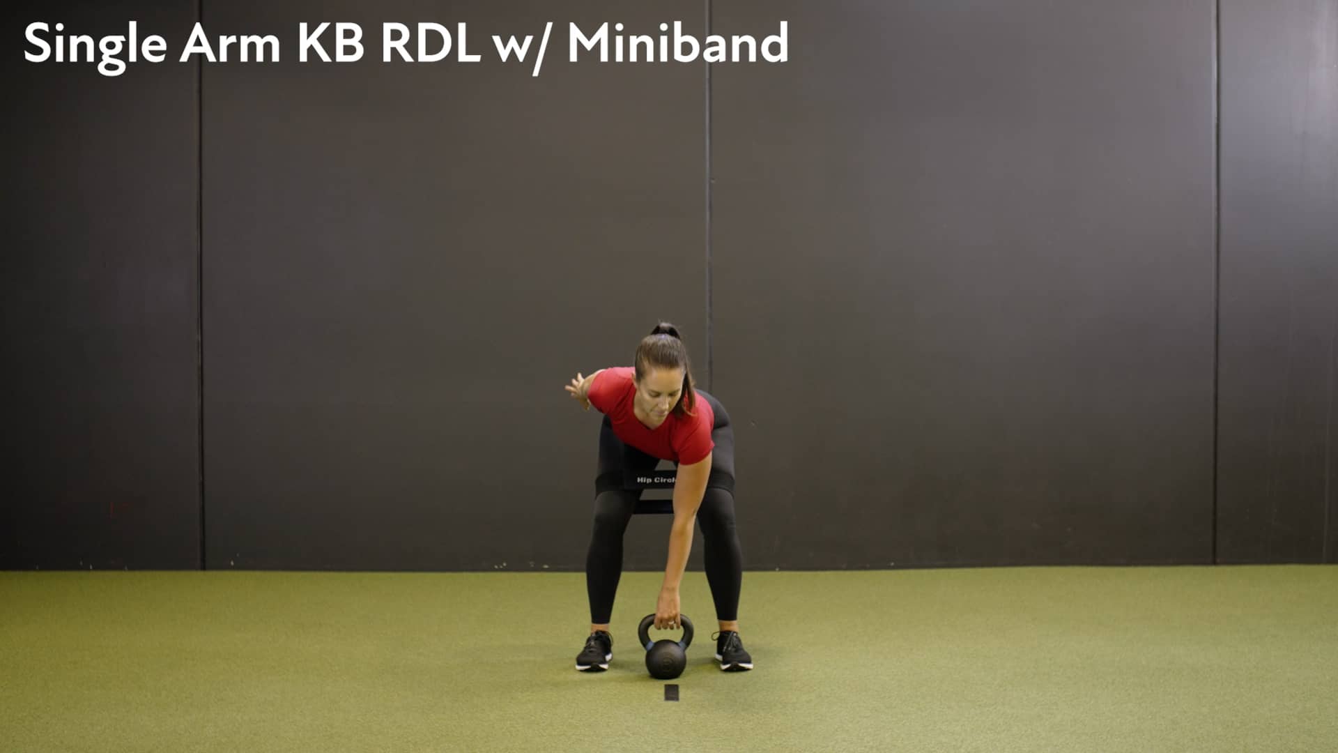 Single Arm KB RDL w- Miniband on Vimeo