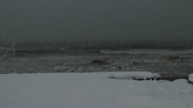 Heavy Snow Winter Sea - Free video on Pixabay