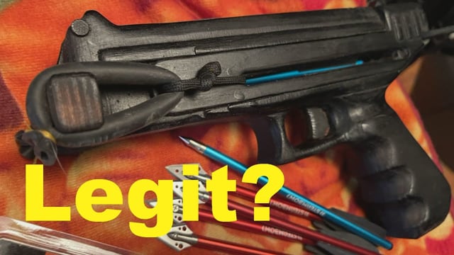 Homemade Crossbow Pistol