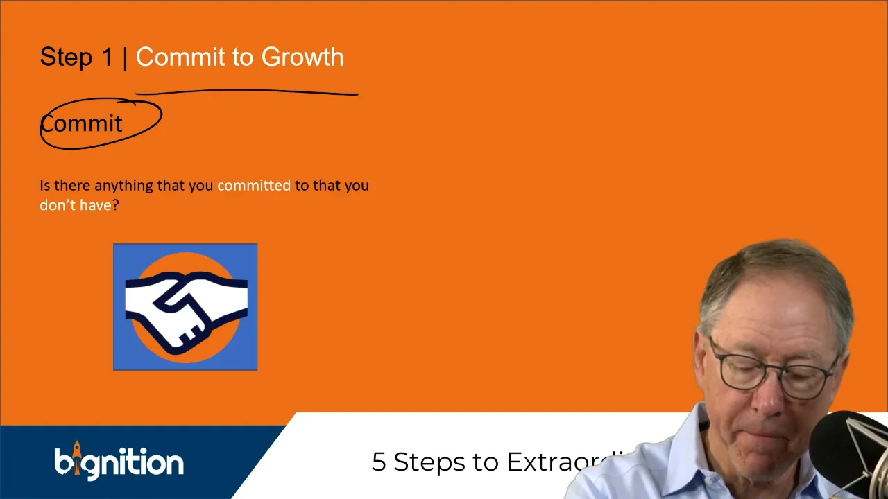 Step 1. Commit to Growth