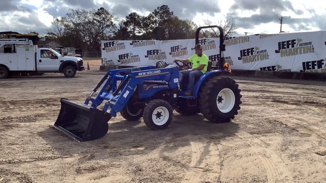 NEW HOLLAND WORKMASTER 25 4X4 TRACTOR W/ LOADER SN: LSM0W25RHK0011110 ...