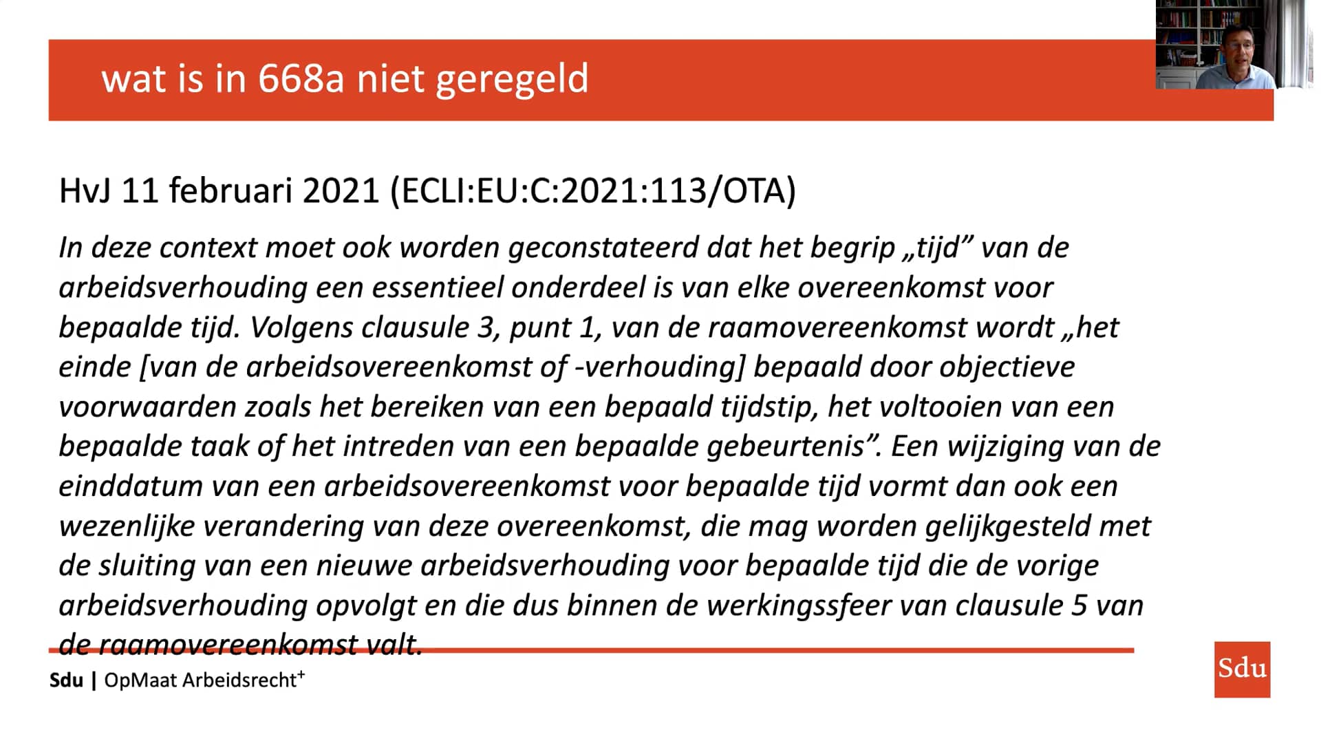 Wijziging einddatum tijdelijke arbeidsovereenkomst on Vimeo