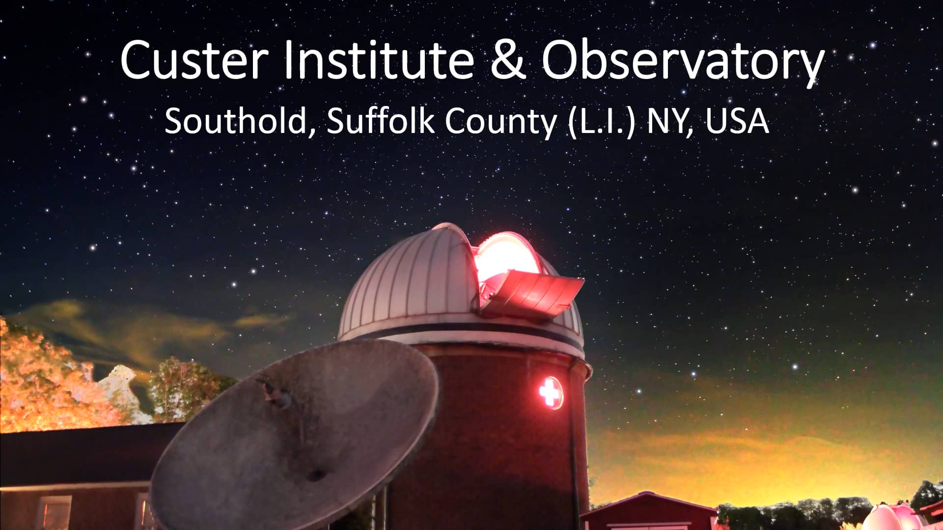 Custer Institute & Observatory on Vimeo