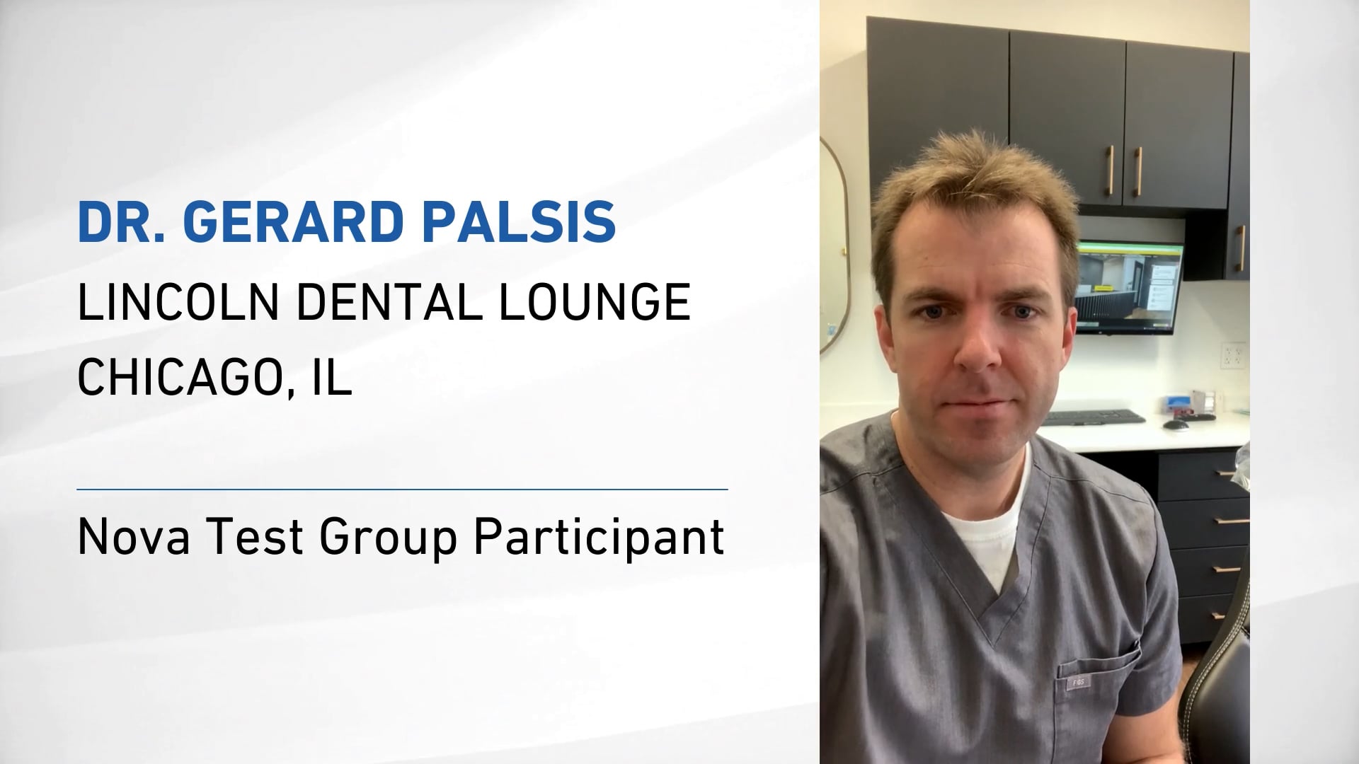 Nova Testimonial - Dr. Gerard Palsis on Vimeo
