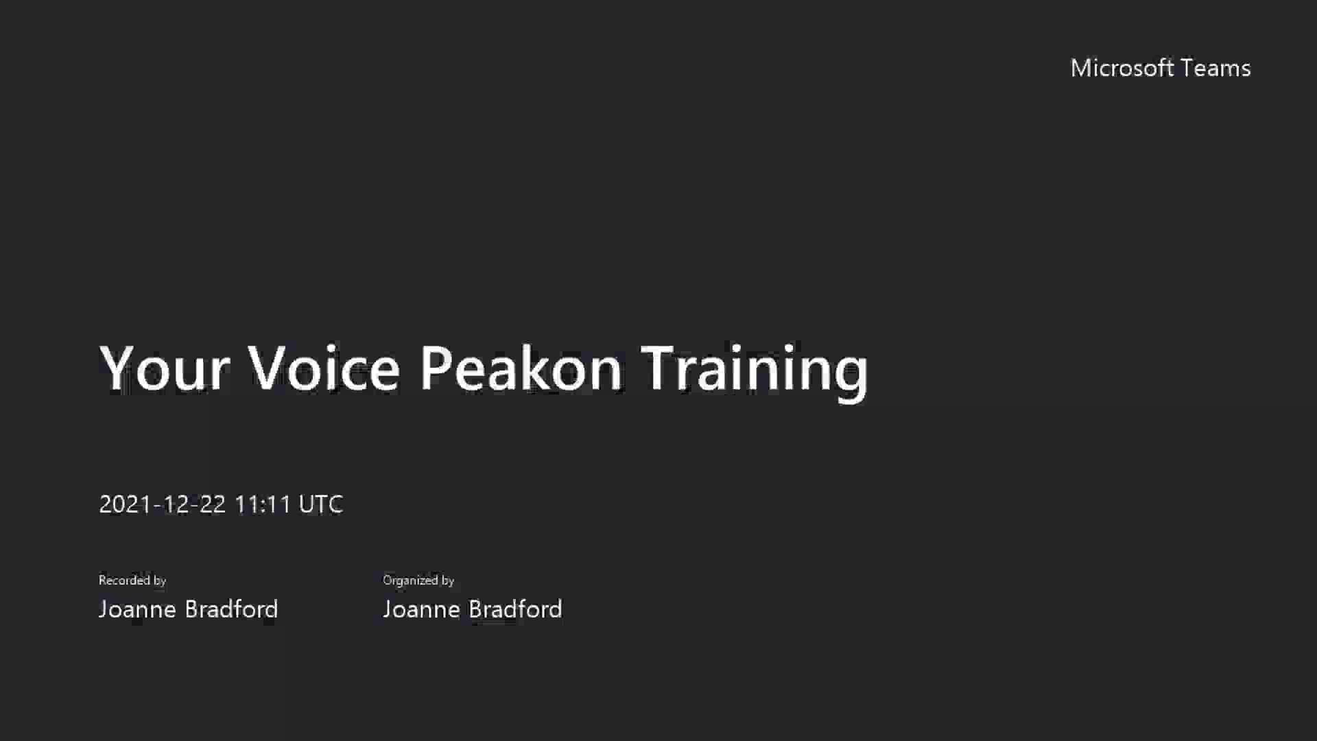 Workday Peakon Platform Tutorial (Your Voice) on Vimeo