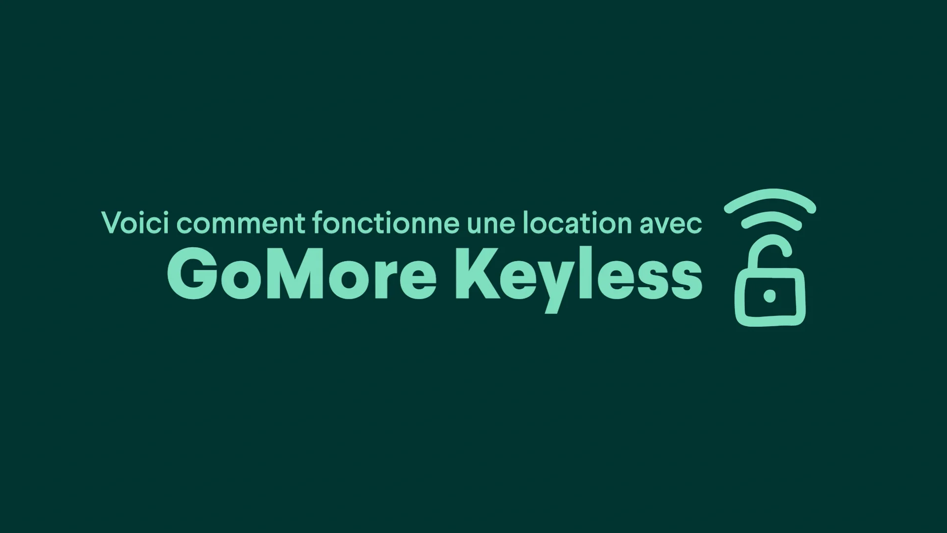Voici comment fonctionne une location avec GoMore Keyless on Vimeo