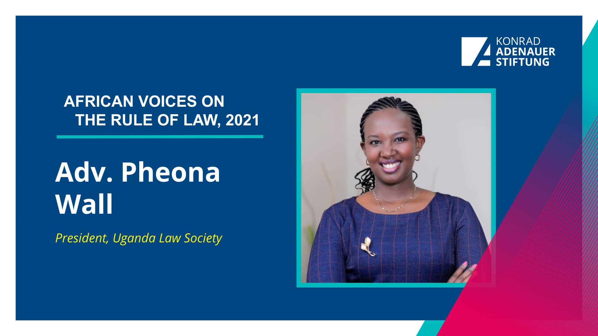Adv Pheona Wall - African Voices on the Rule of Law, 2021 on Vimeo