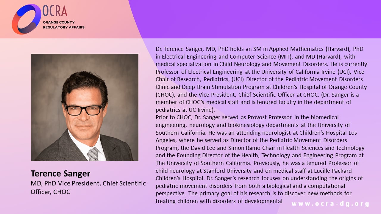 Day 2 Track 4: TERENCE SANGER