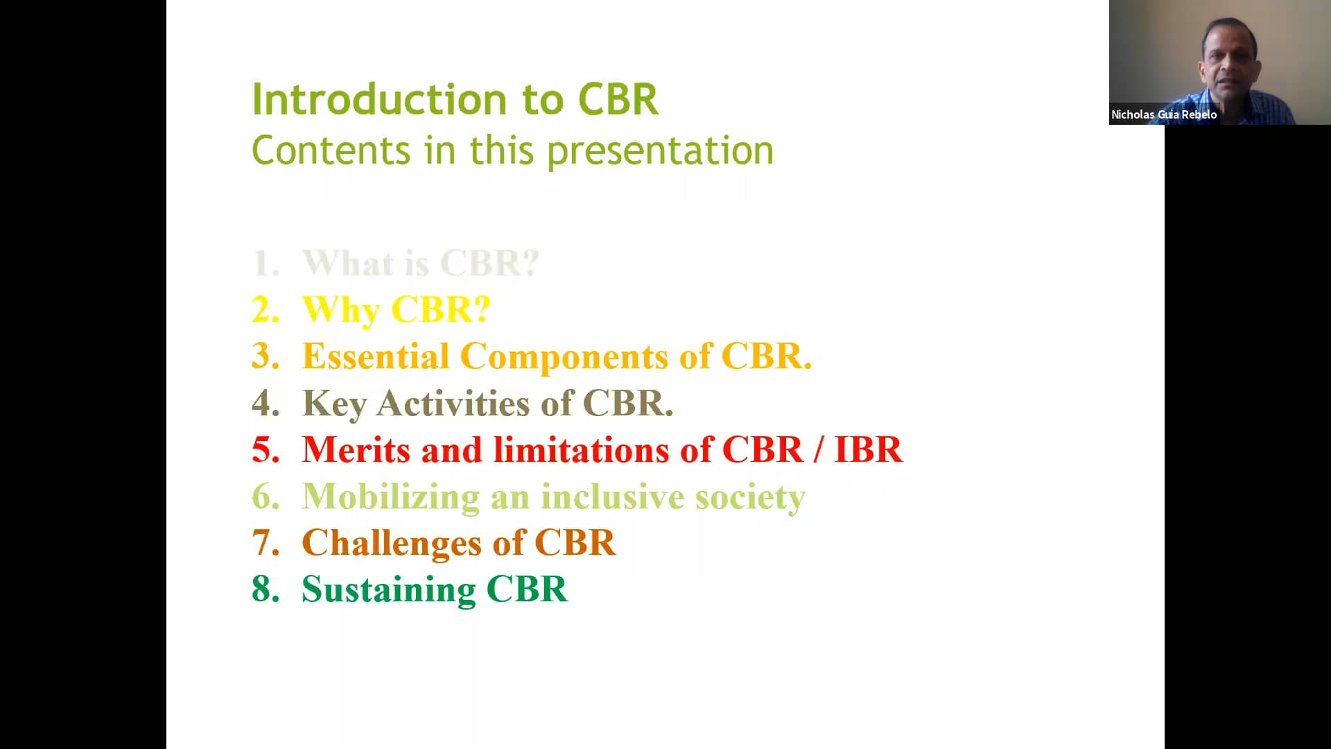 8.2 VL : An Introduction to Community Based Rehabilitation to Persons ...
