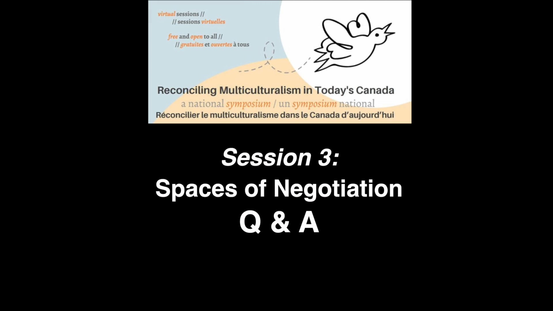 Session 3: Spaces of Negotiation: Q & A on Vimeo