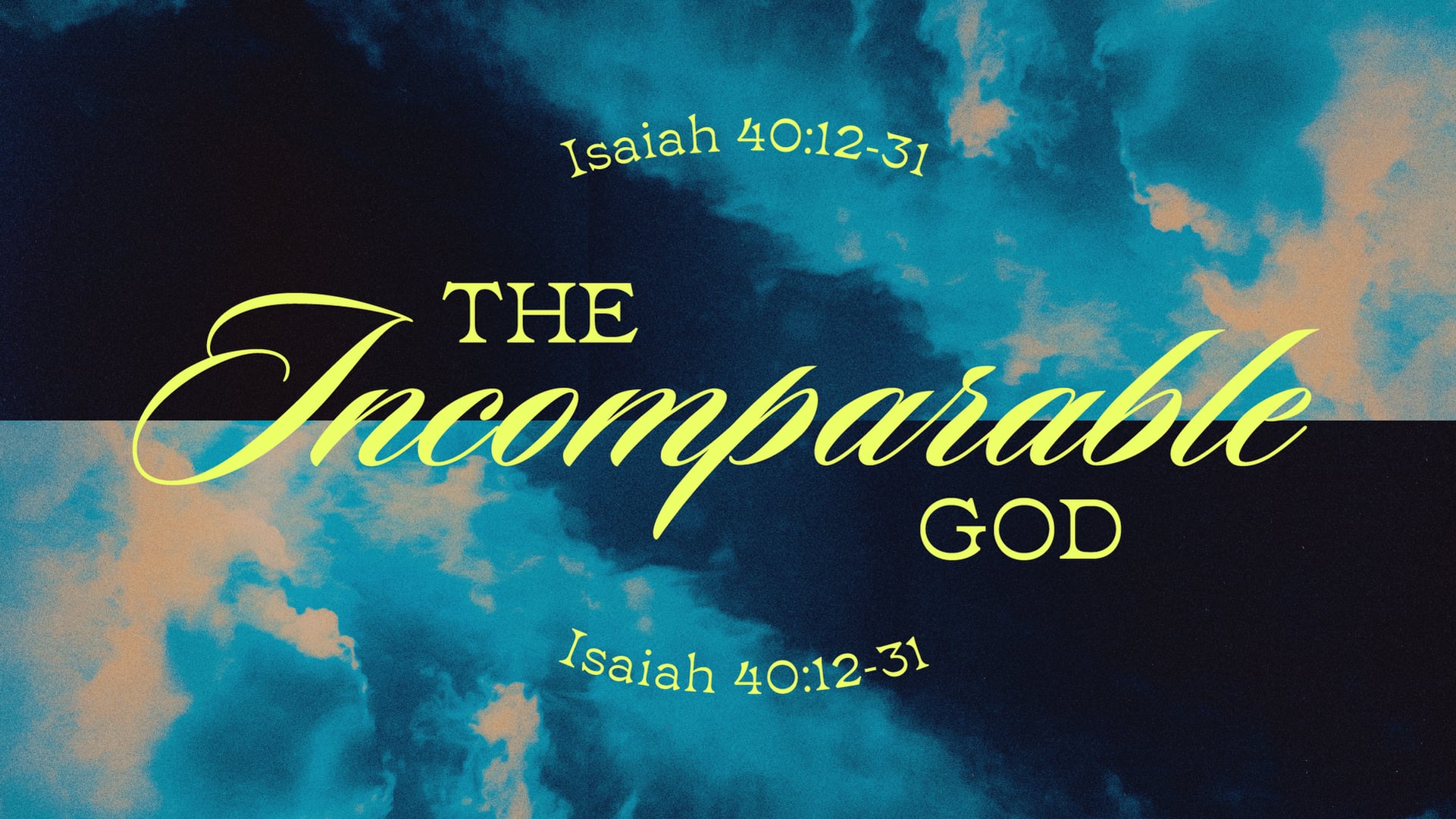 The Incomparable God.mp4 on Vimeo