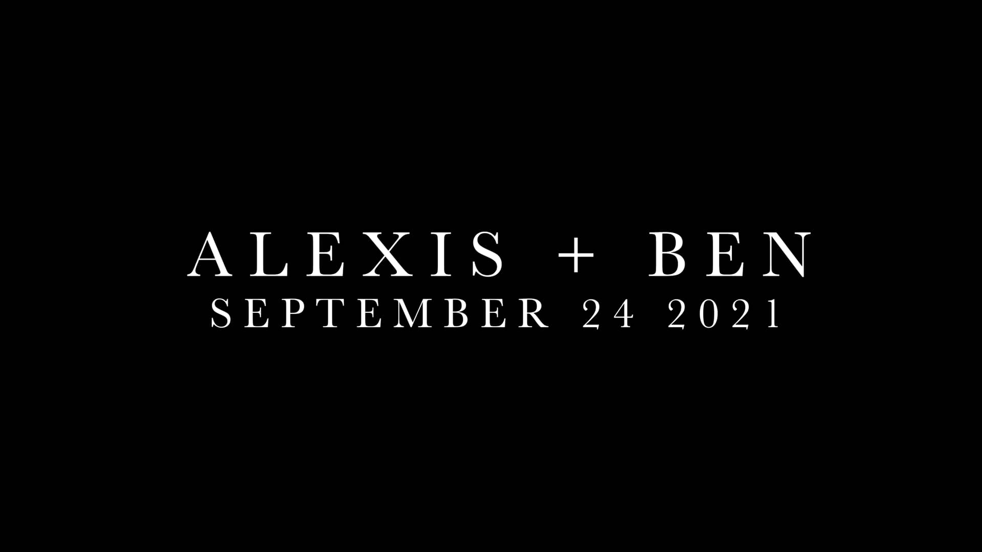 Alexis + Ben Highlight on Vimeo