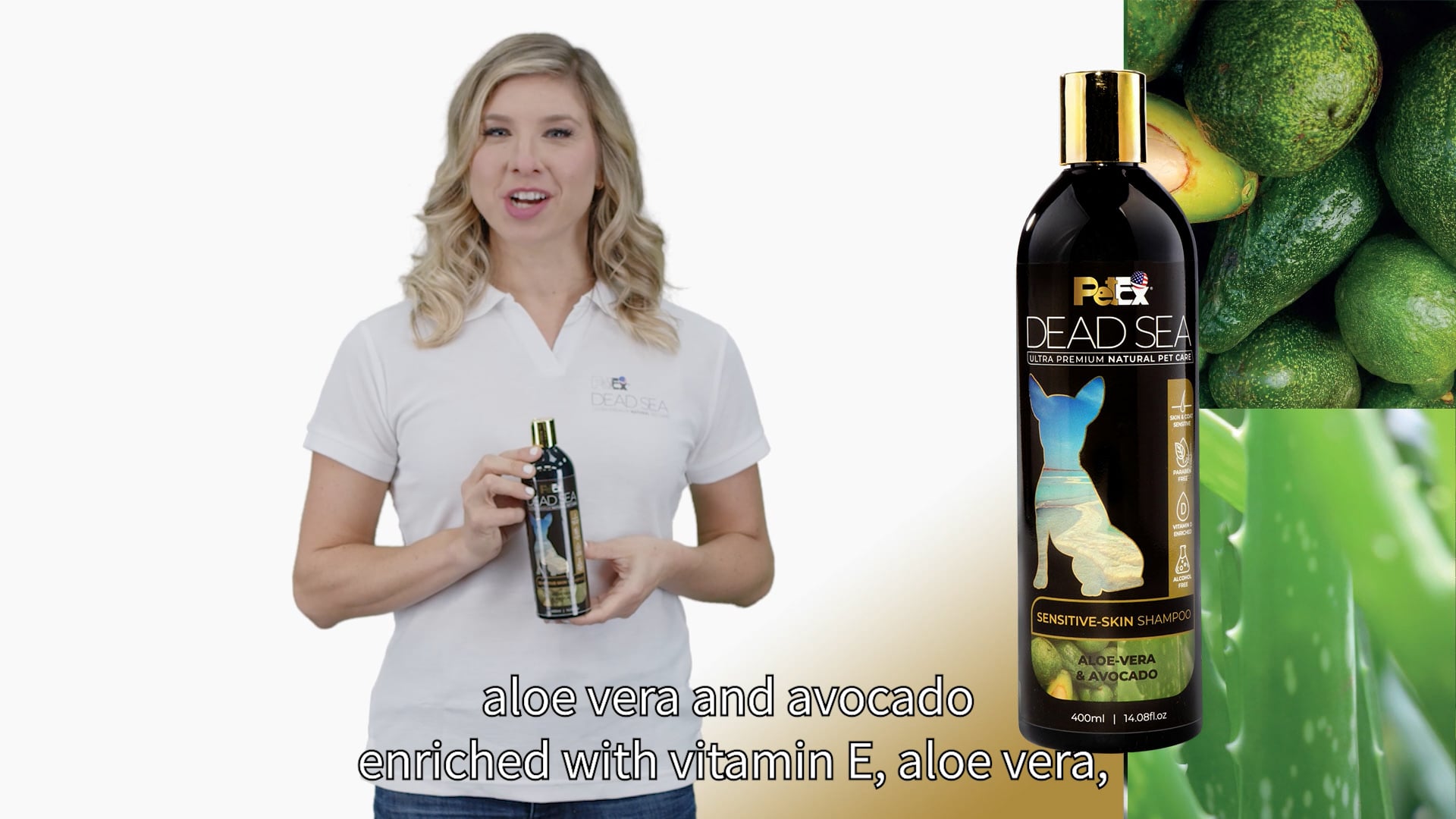 01 - SENSITIVE SKIN SHAMPOO product on Vimeo