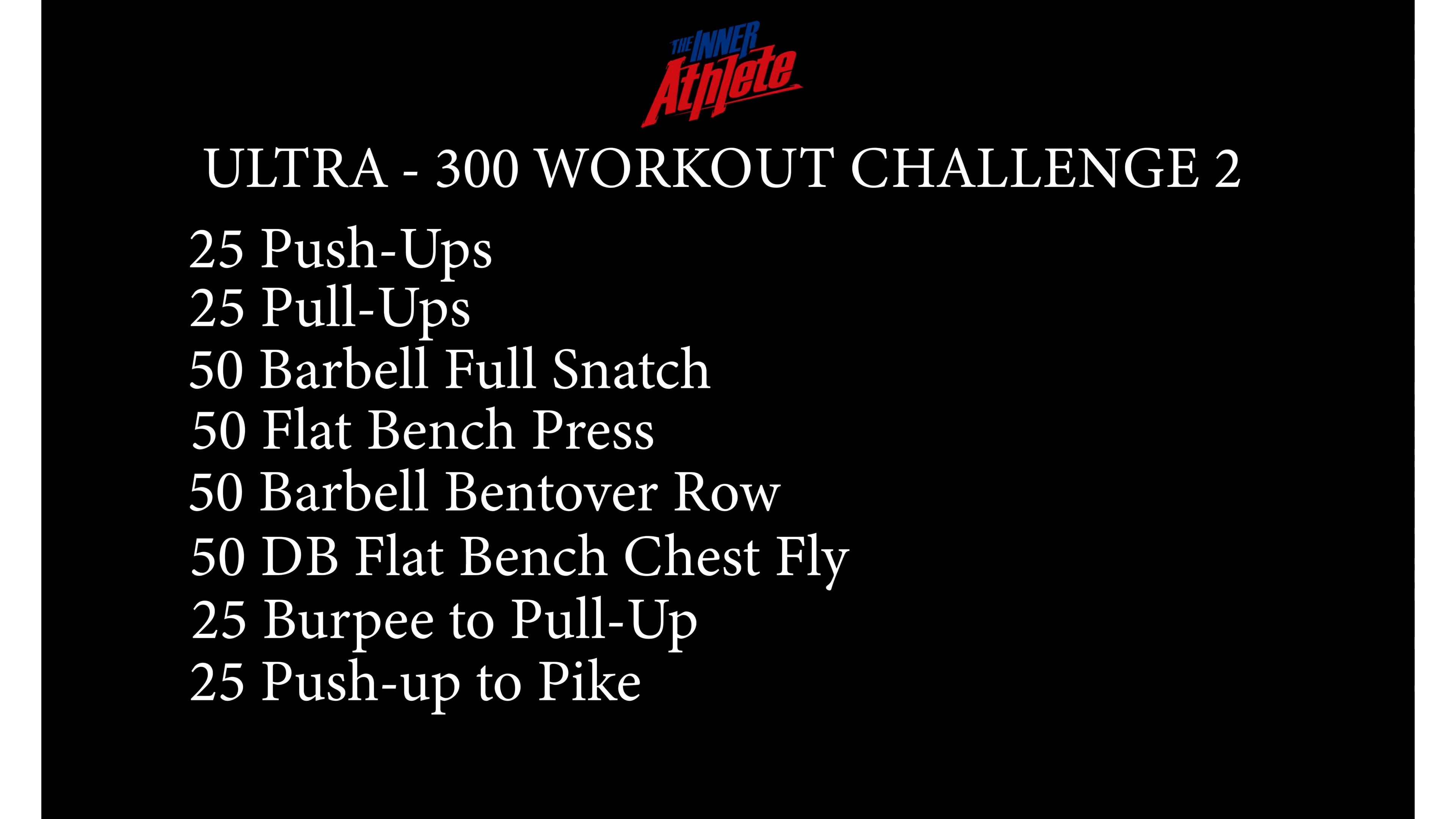 Ultra - 300 Workout Challenge 2 on Vimeo