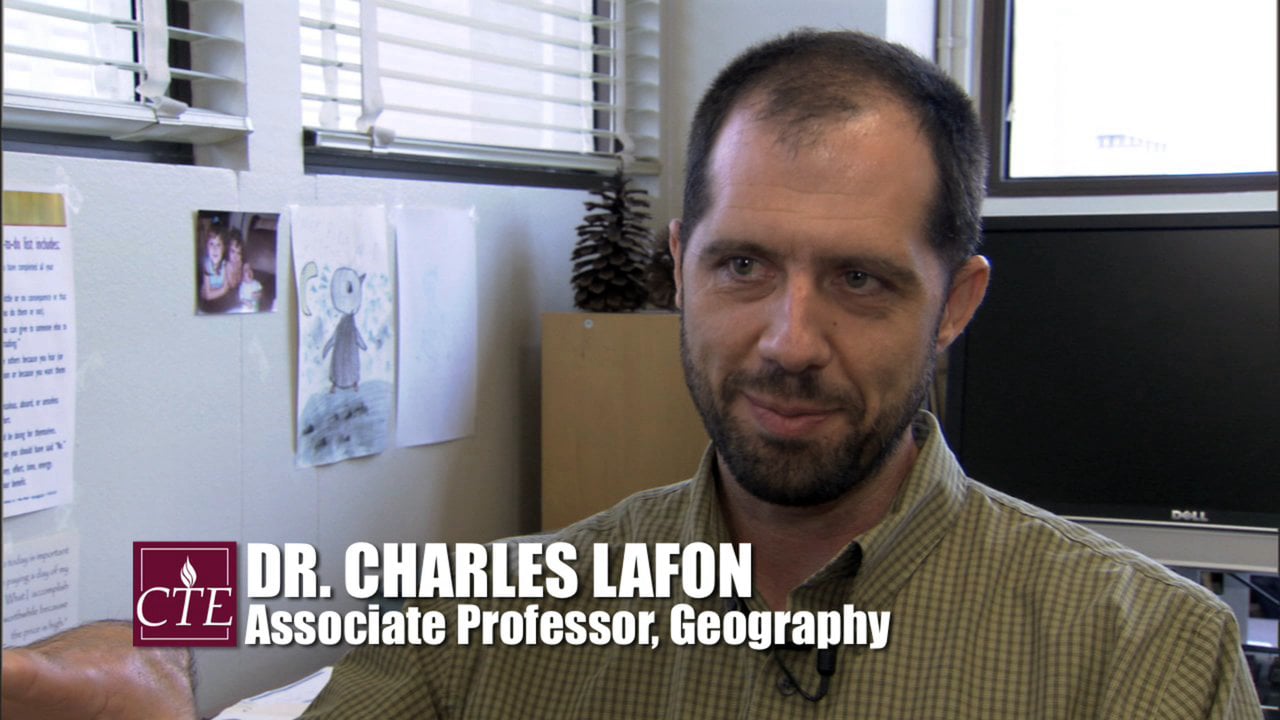 Teaching for Tomorrow: Dr. Charles Lafon, Geosciences on Vimeo