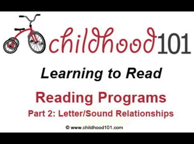 Learning to Read: Letter Sound Relationships on Vimeo