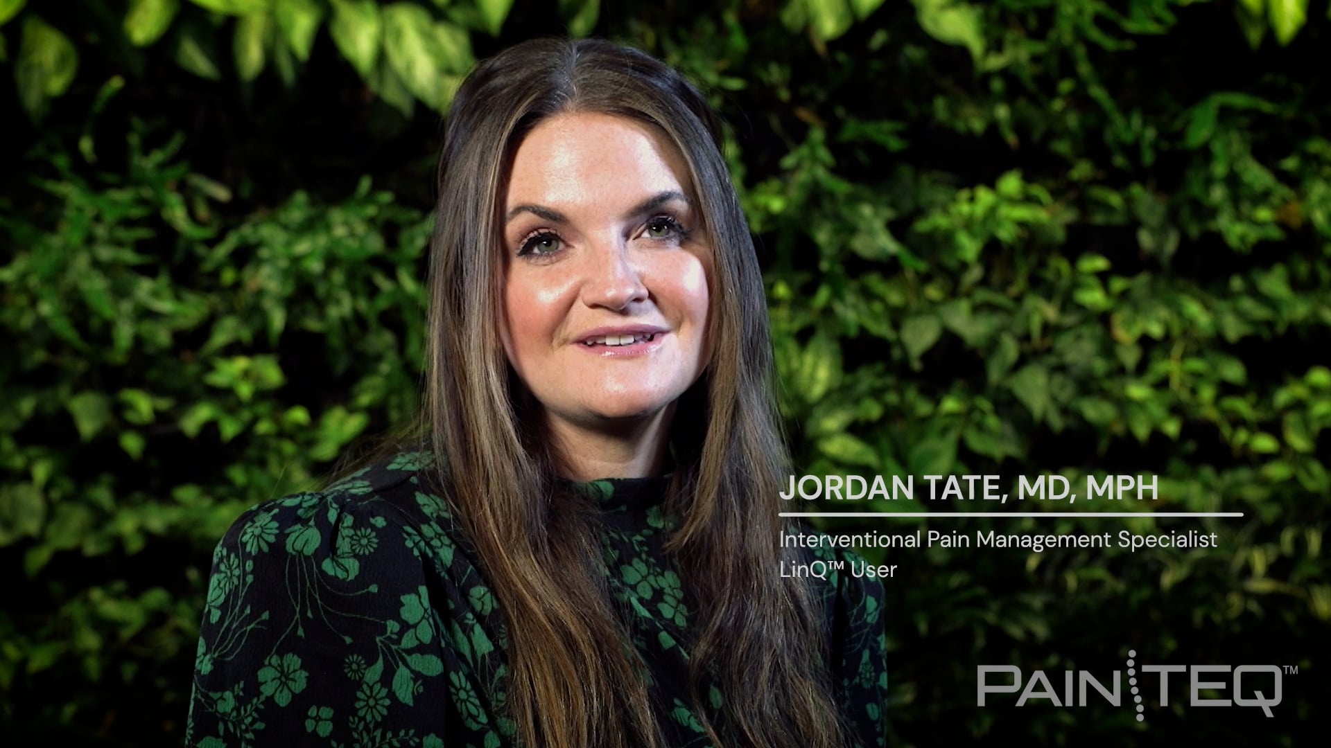 PainTEQ - Physician Interview - Jordan Tate, MD, MPH on Vimeo