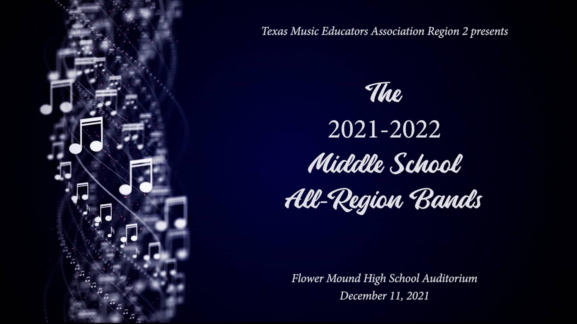 2021 TMEA Region 2 Band on Vimeo