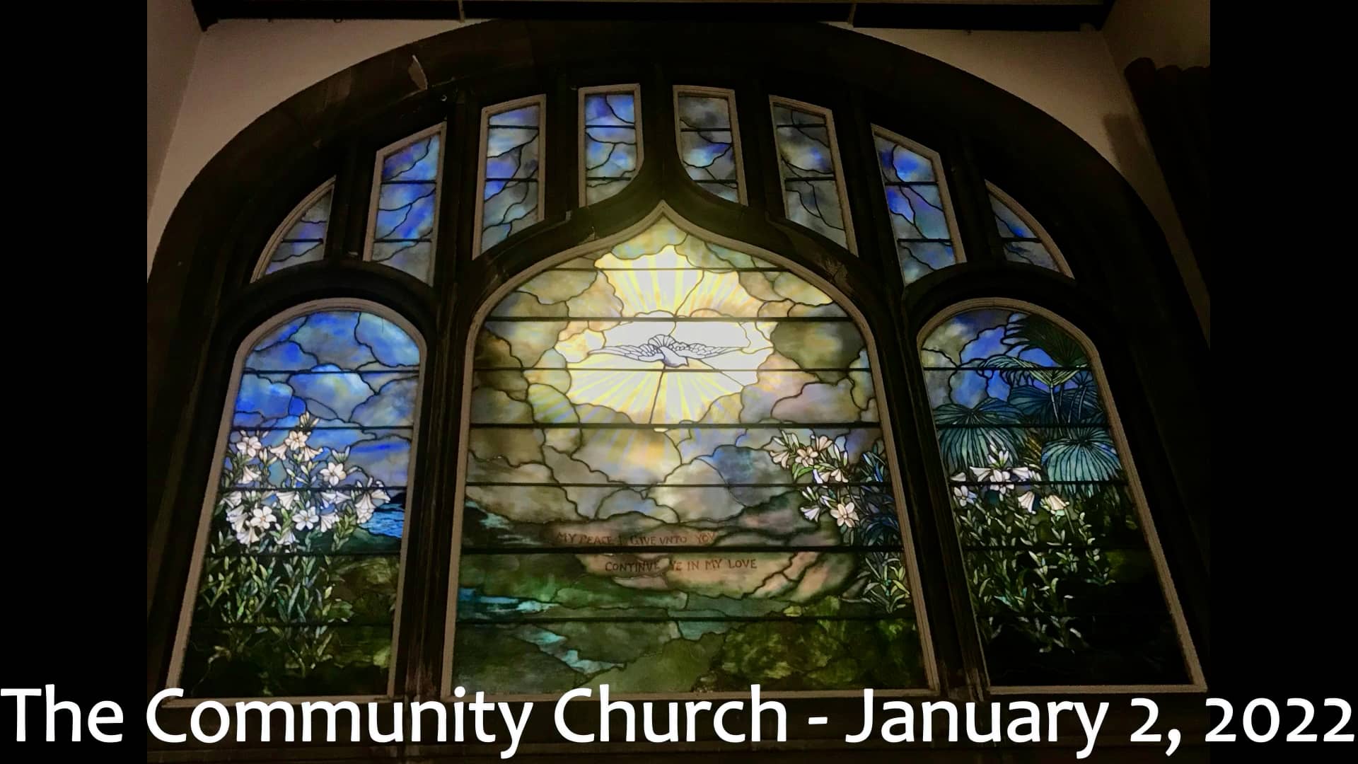 January 2, 2022 Lily Reid Holt Memorial Chapel on Vimeo