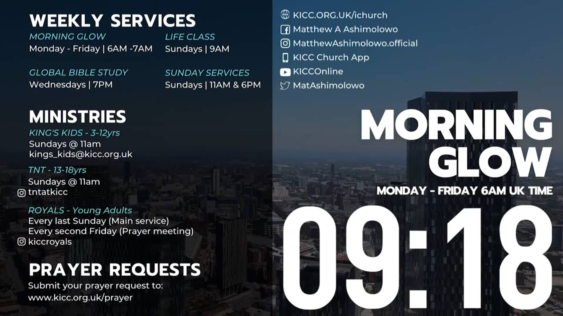 KICC Morning Glow Live | 30-12-2021 on Vimeo