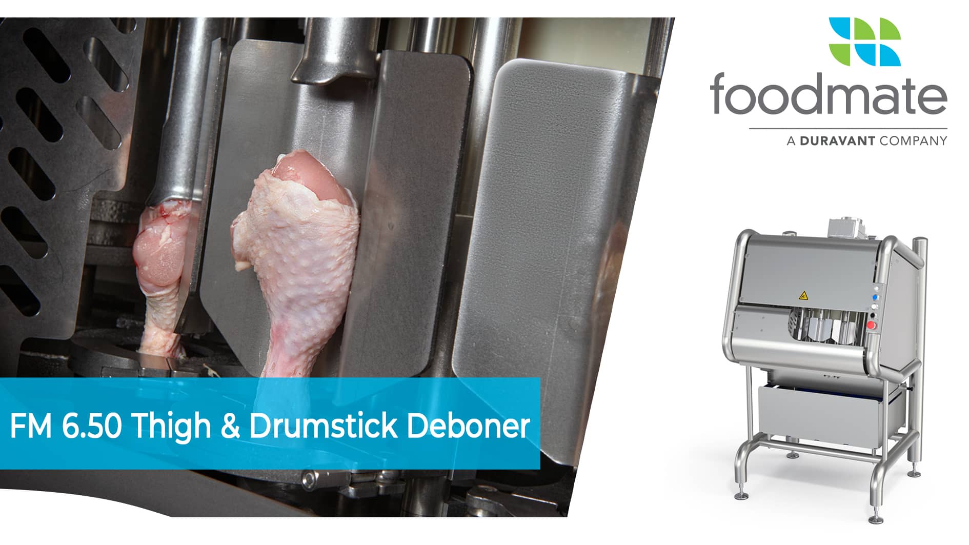 FM 6.50 Thigh & Drumstick Deboner | Foodmate on Vimeo