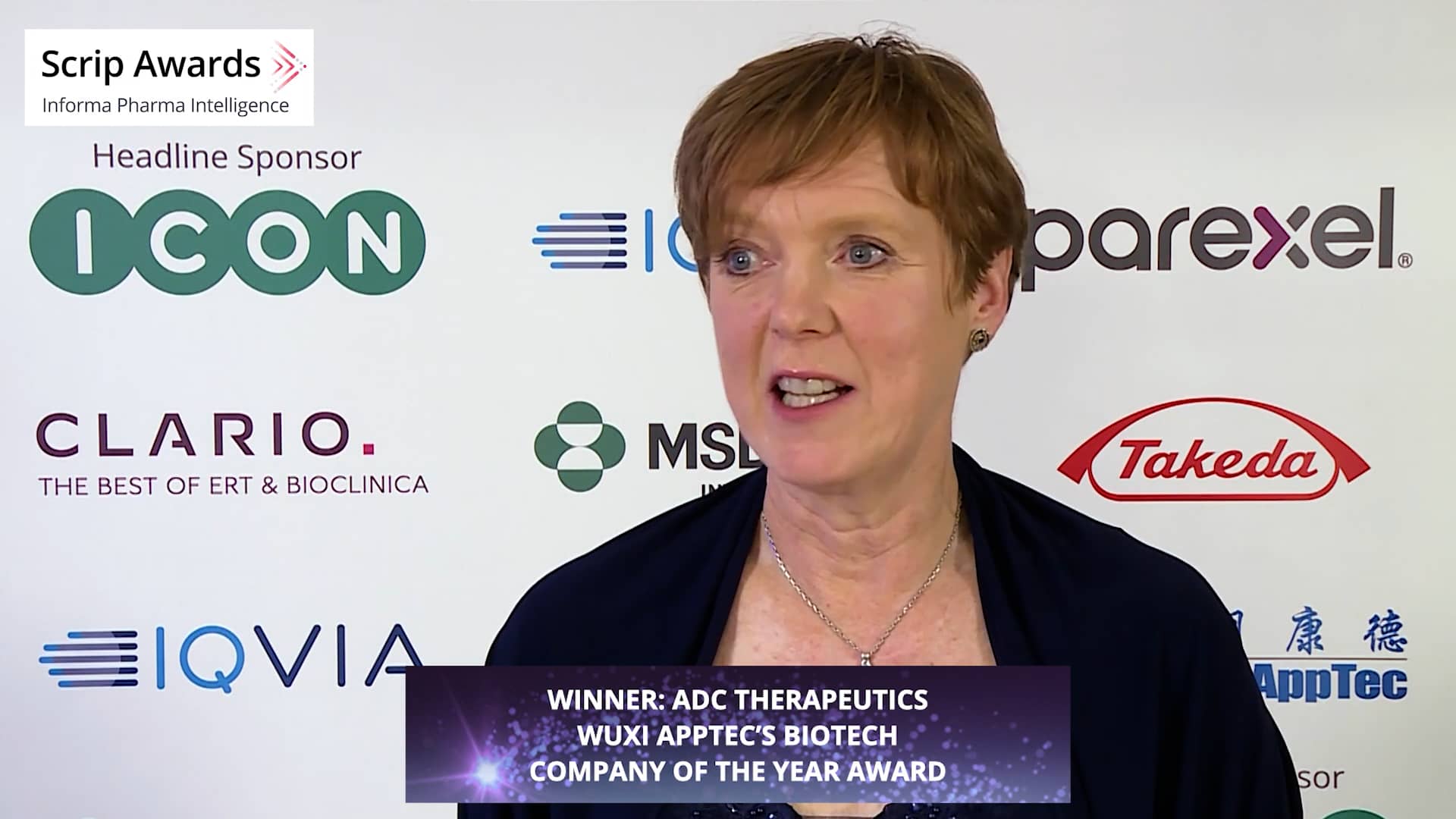 Scrip Awards 2021 - WuXi AppTec's Biotech Company of the Year - Winner Interview on Vimeo