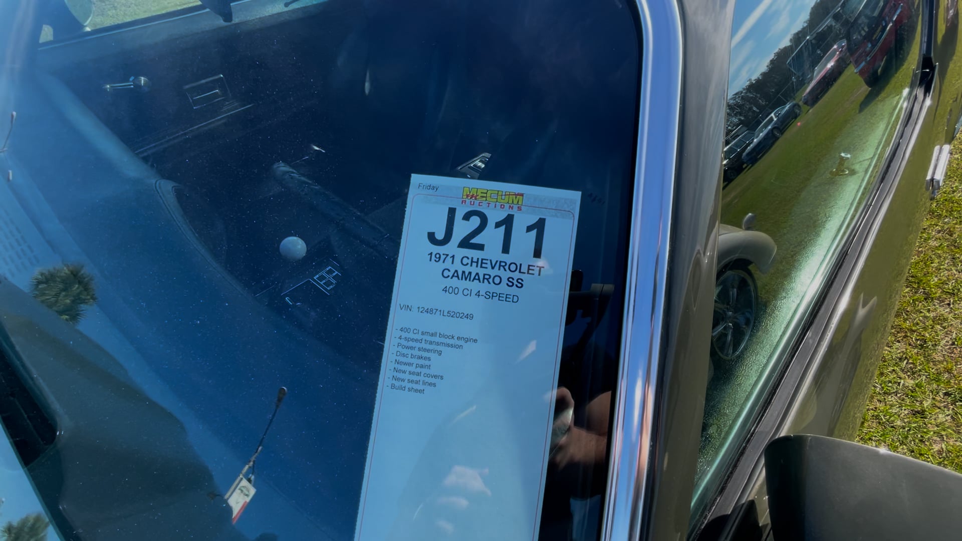 1971 Chevrolet Camaro SS | J211 | Kissimmee 2022