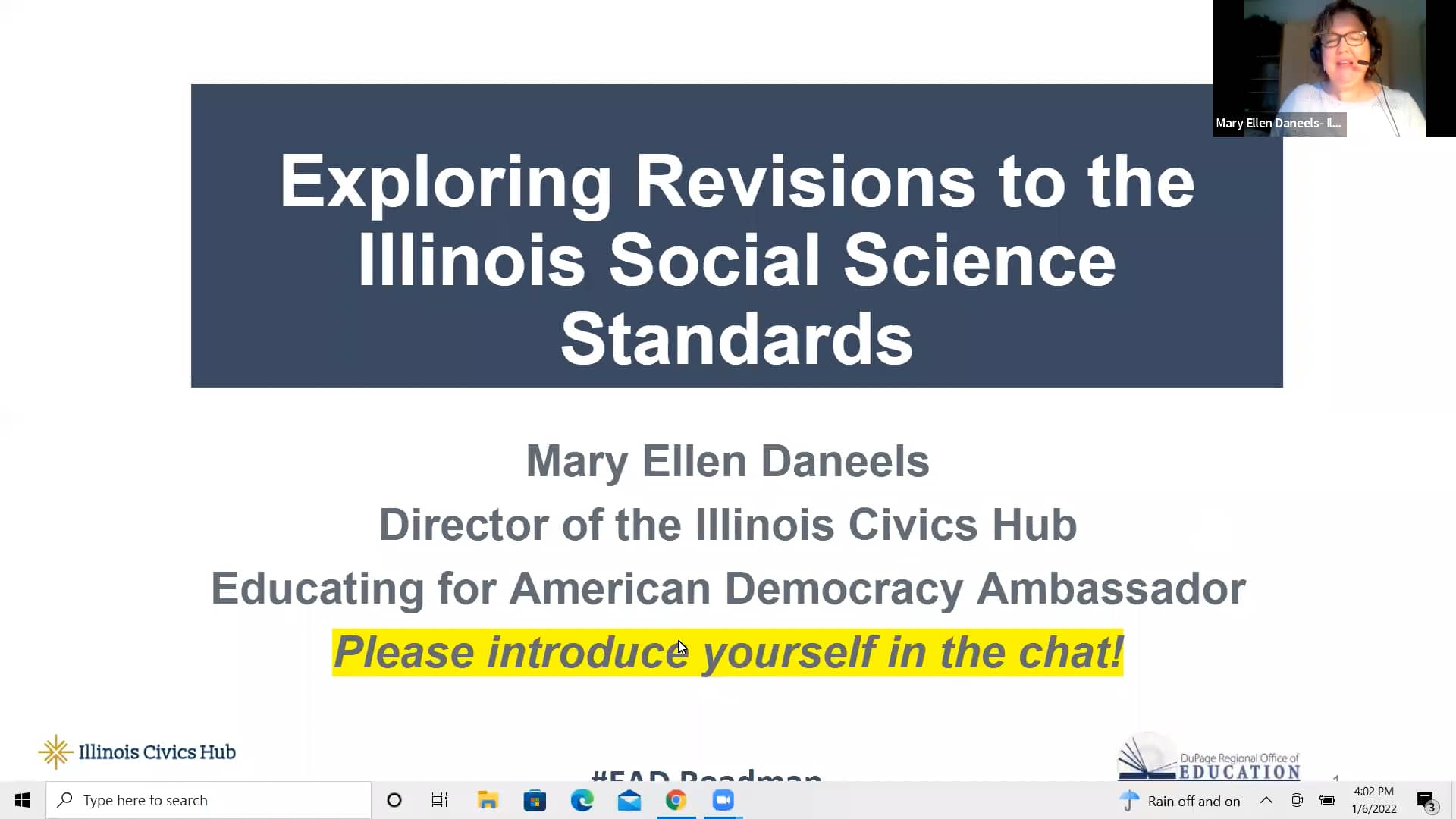 Exploring Revisions to the Illinois Social Science Standards 1/6/2022 ...