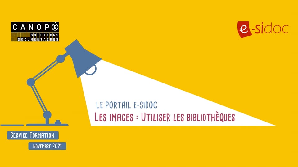 e-sidoc - Les images : utiliser les bibliothèques (vidéo 1) on Vimeo