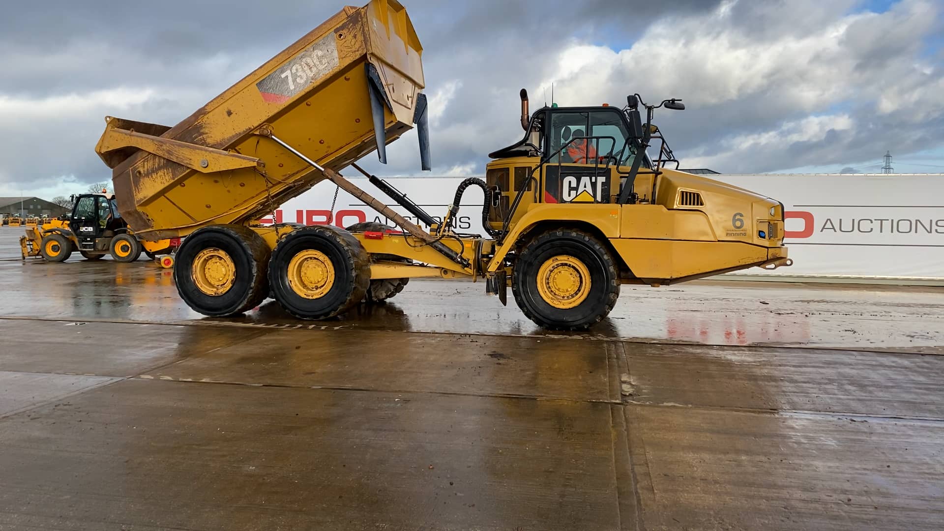 2014 CAT 730C 6x6 Articulated Dumptruck, Reverse Camera, A/C - Leeds ...