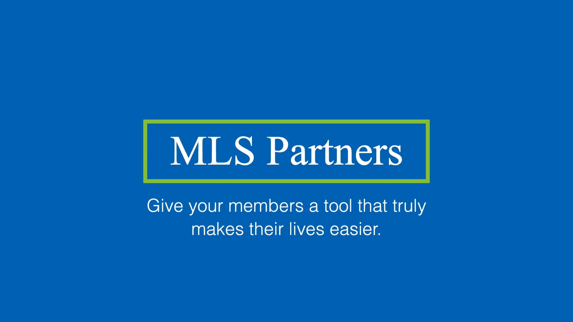 MLS Solutions Partners on Vimeo
