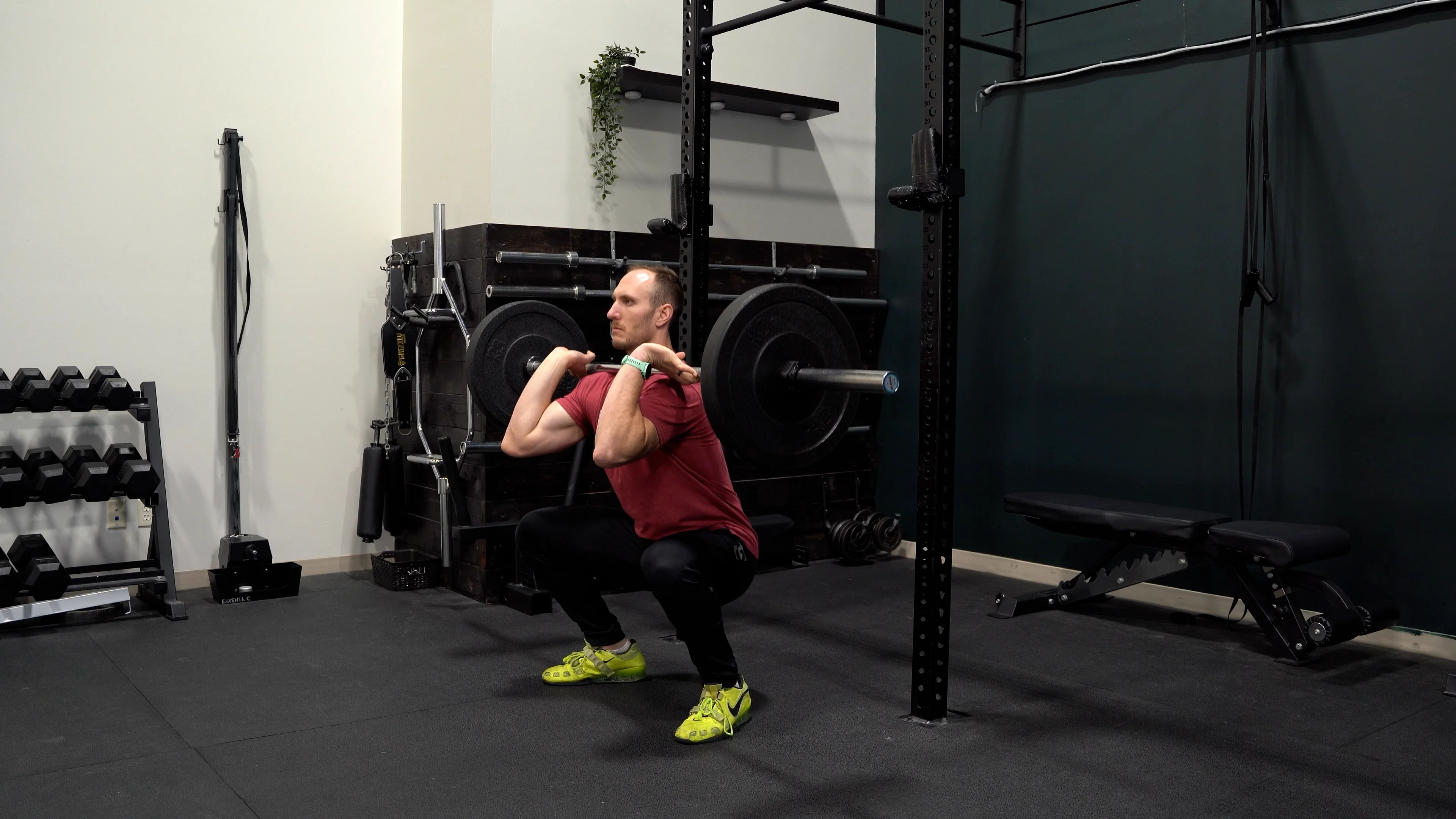 Barbell Front Squat (Demo) on Vimeo
